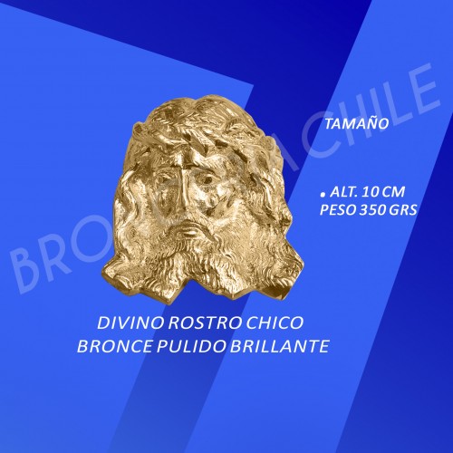 DIVINO ROSTRO CHICO BRONCE – Broncería Chile